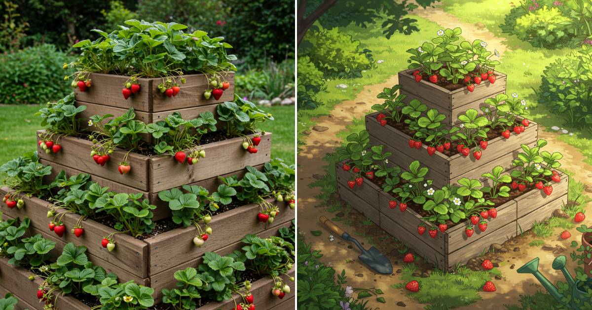Grow More Strawberries in Less Space! How to Build a Stunning ...