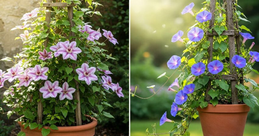 10 Gorgeous Climbing Plants That Thrive in Pots and Containers - Garden ...