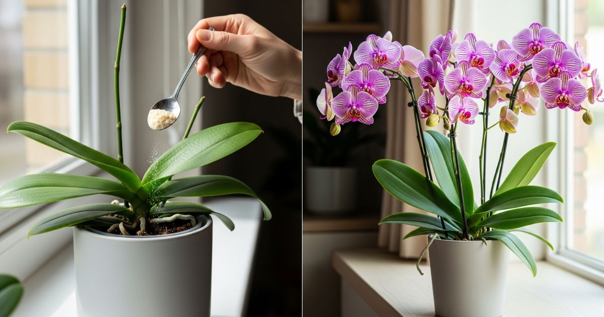 How to Make Orchids Bloom Again Using Simple Garlic Powder - Garden Beds